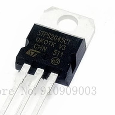 Jual STPS2045CT STPS2045CTC STPS2045 2045 Schottky Diode Dioda 20A 45V ...