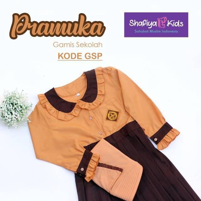 Jual Gamis Sekolah SD Pramuka dan Merah Putih Original Shafiya Kids ...