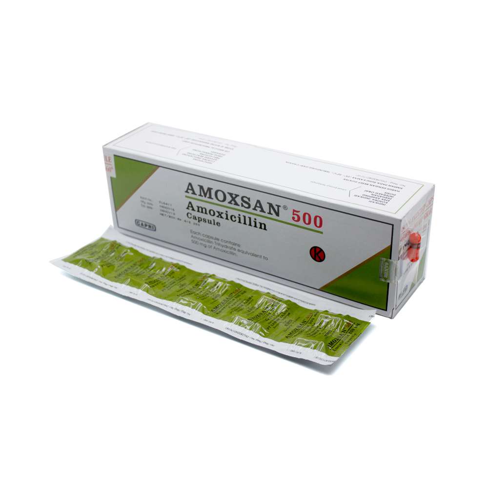 Jual AMOXSAN 500MG CAPSUL 10'S/AMOXICILLIN/ANTIBIOTIK/INFEKSI BAKTERI ...