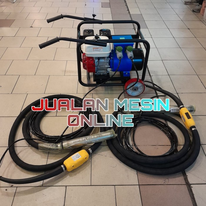 Jual Mesin Vibrator beton engine honda GX160 2 selang | Shopee Indonesia