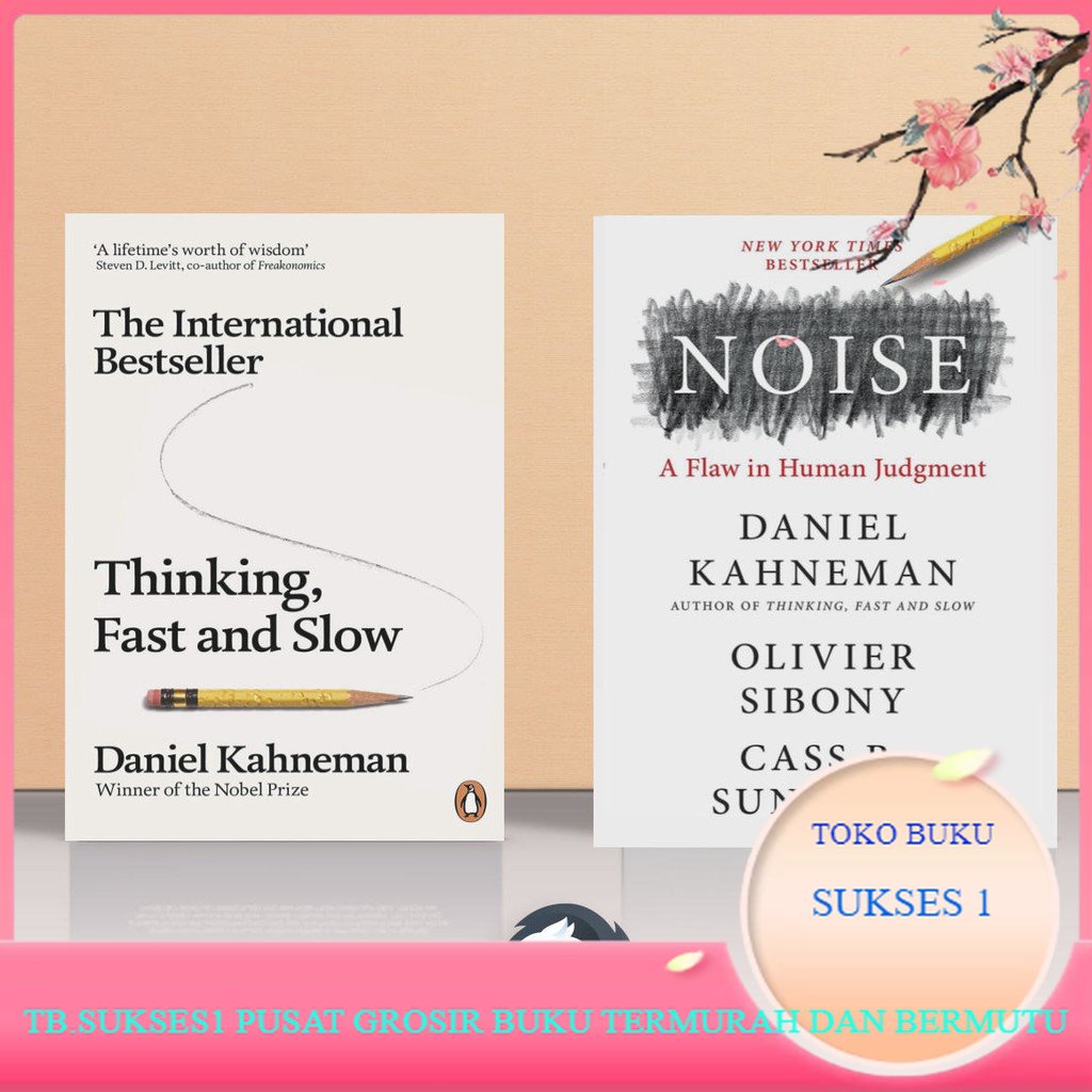 Jual (Eng) Daniel Kahneman Book Series (Thinking Fast and Slow & Noise ...