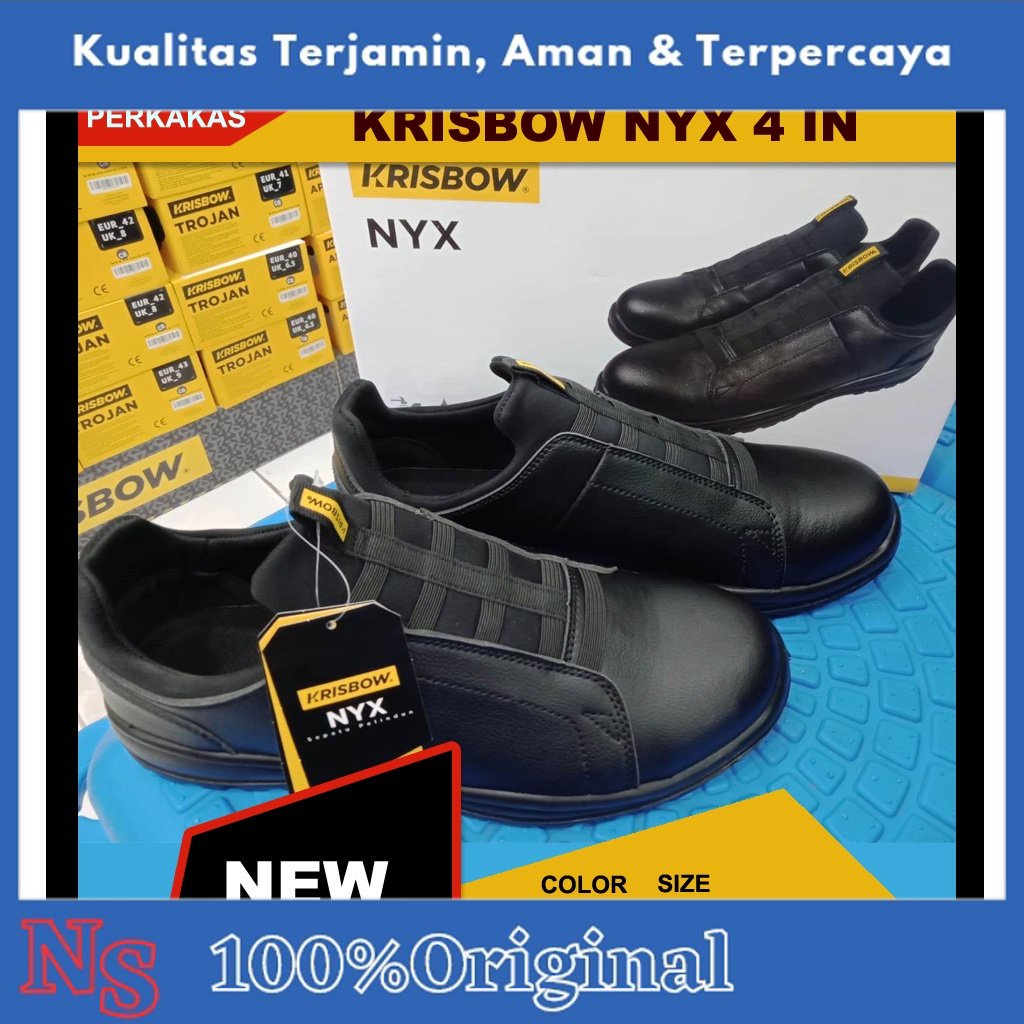 Jual Krisbow safety shoes NYX 4 Inch | Shopee Indonesia