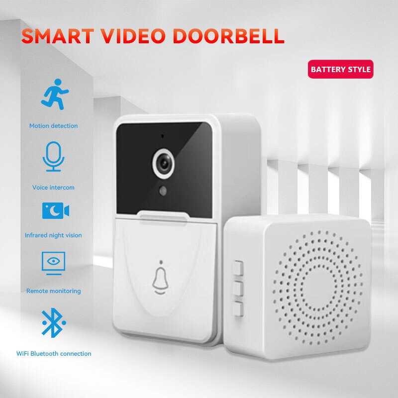 Jual [COD] Bel Rumah Smart Doorbell Wireless Video HD Talkback | Shopee ...