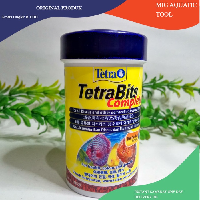 Jual pakan ikan Tetra Bits tetrabits Complete Granules 30 gr | Shopee ...