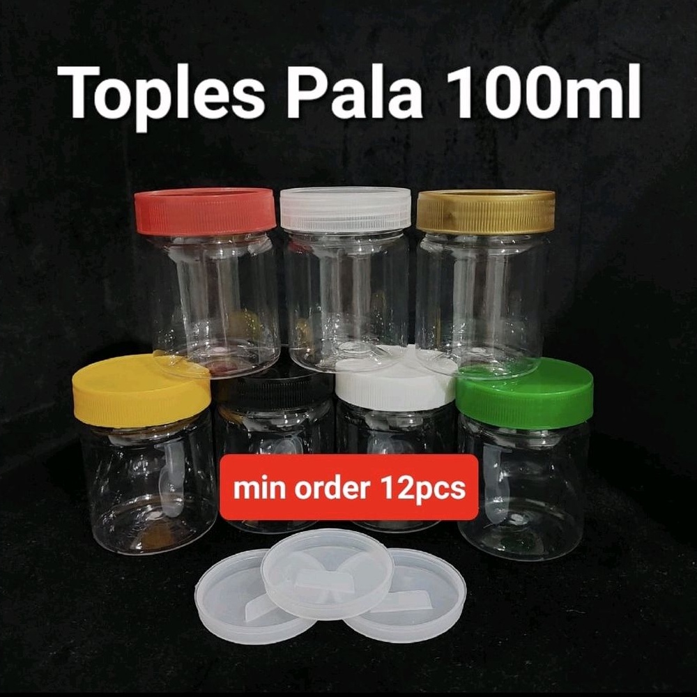 Jual Toples PALA 100ml + Sumpal | Toples 100ml Plastik PET | Shopee ...