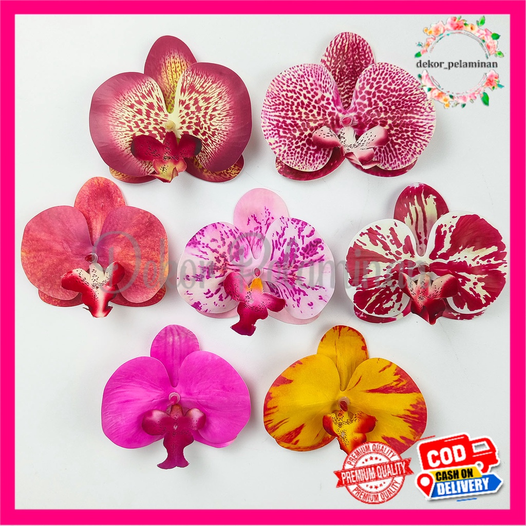Jual COD 1PCS KUNTUM ANGGREK BAHAN LATEX PREMIUM - BUNGA PHALAENOPSIS ...
