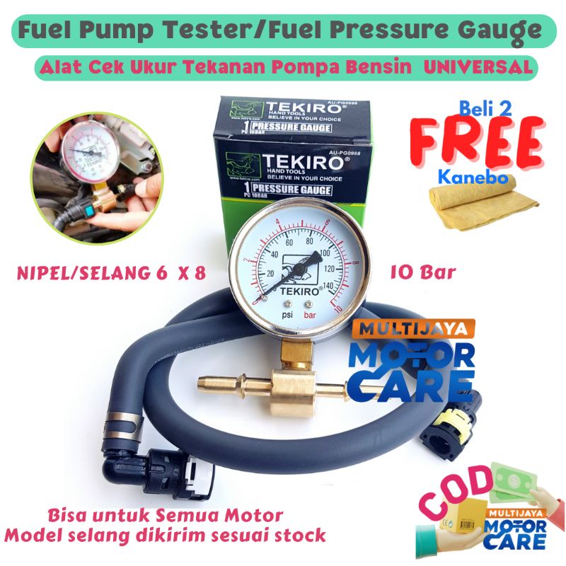 Jual Fuel Pump Tester FPG Pressure Gauge UNIVERSAL 6 x 8 FPG HONDA 6x6 ...