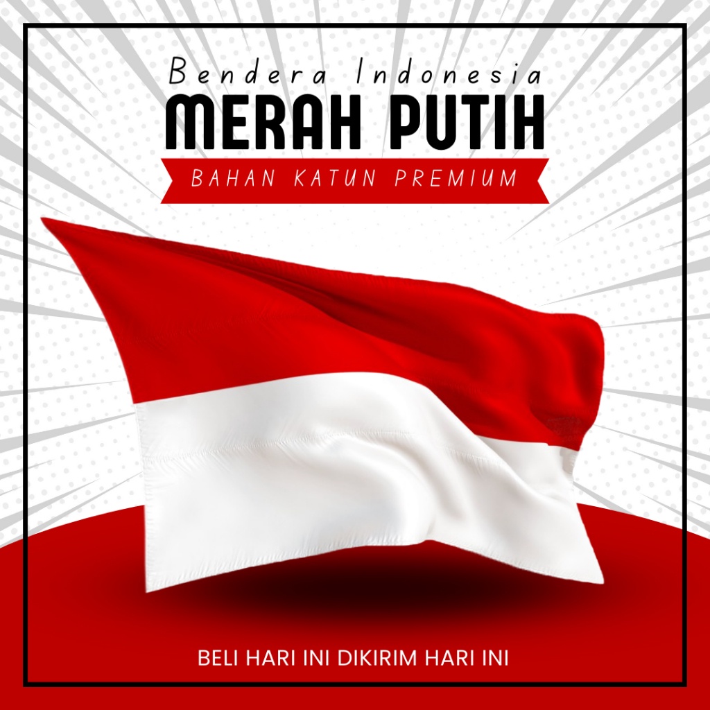 Jual Bendera Merah Putih Negara Republik Indonesia Bendera Agustusan ...