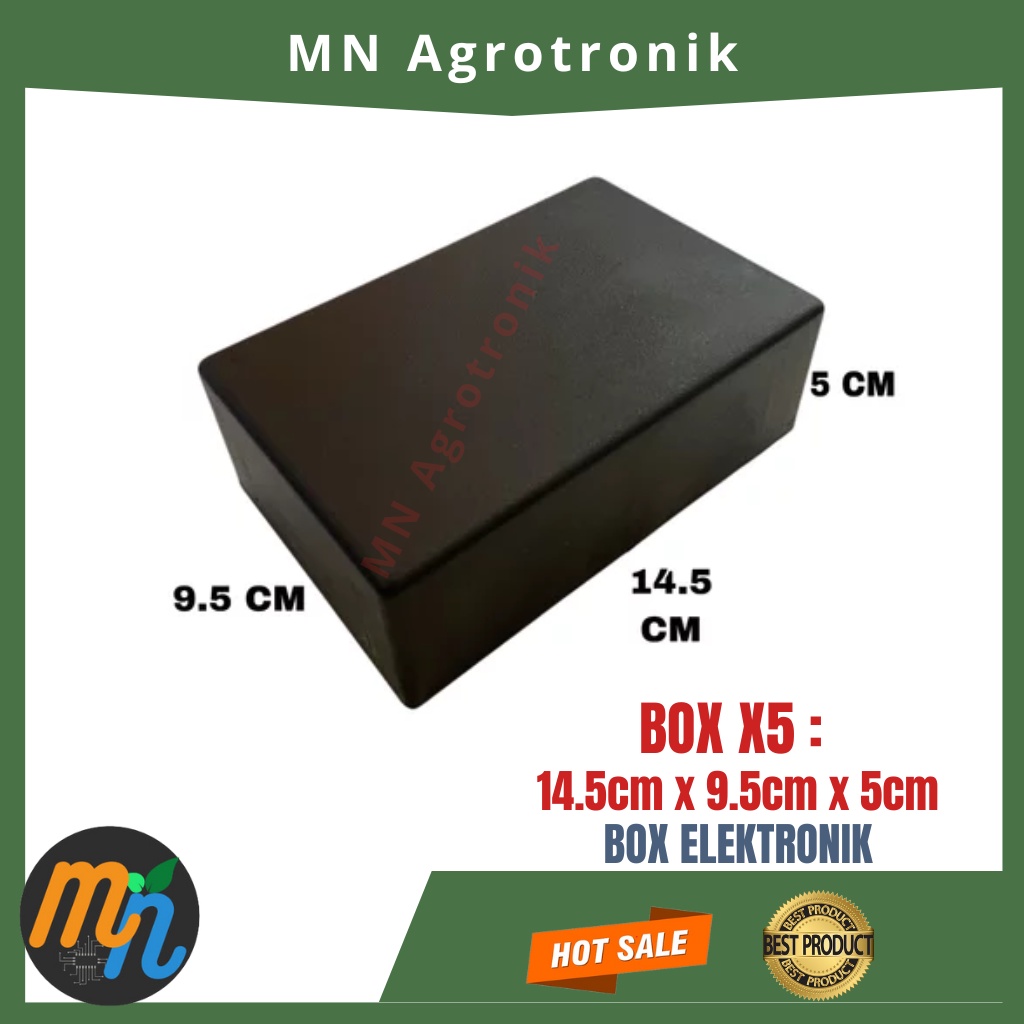 Jual BOX ELEKTRONIK X5 KOTAK RANGKAIAN ARDUINO 14,5 X 9,5 X 5 CM ...