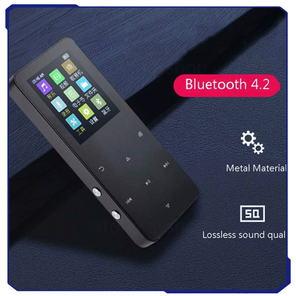 Jual MP3 Digital Audio Player MP4 Alarm Ebook Bluetooth 4.2 - S08 ...