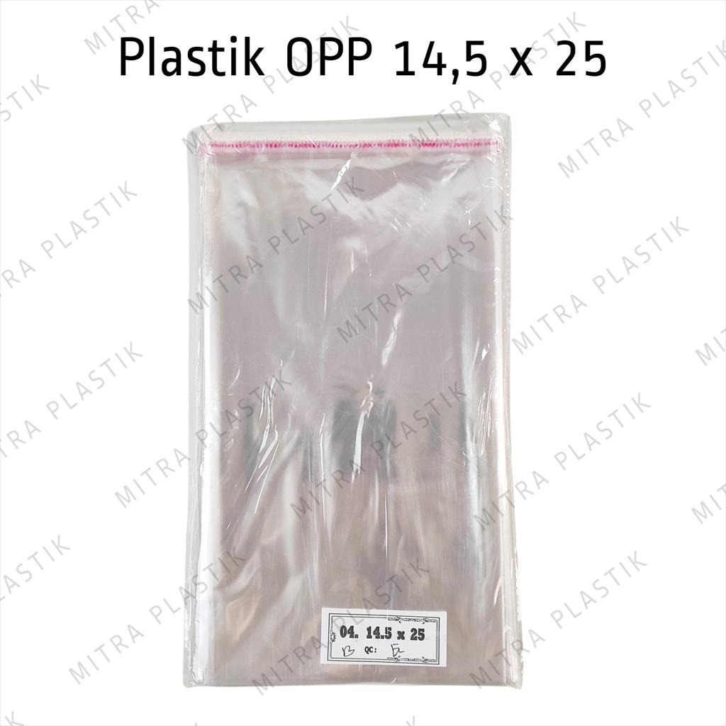 Jual Plastik Seal OPP 14,5x25 (100 lembar) / Plastik Seal 14,5 x 25 Bening Lem Rekat Roti ...