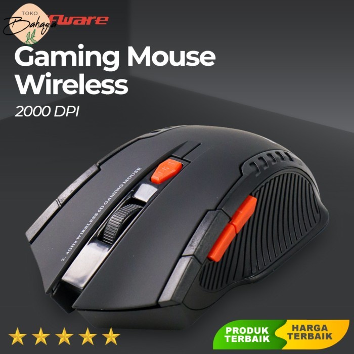 Jual Fantech Gaming Mouse Wireless 2000 DPI - Taffware | Shopee Indonesia
