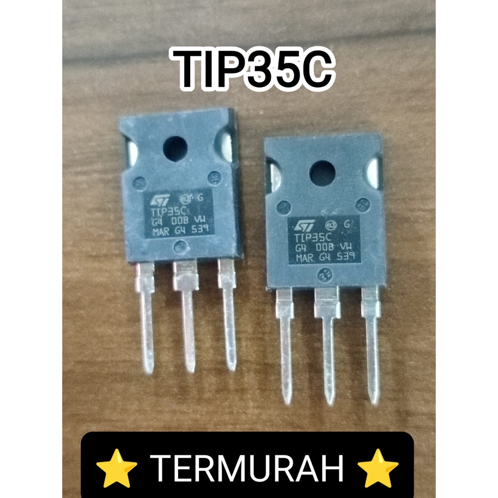 Jual Transistor TIP35 TIP 35 TIP 35C MERK ST (HARGA PER 1 PCS) | Shopee ...
