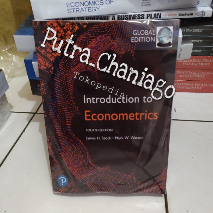 Jual Buku Introduction to Econometrics 4th Fourth Edition by James Stock | Shopee Indonesia
