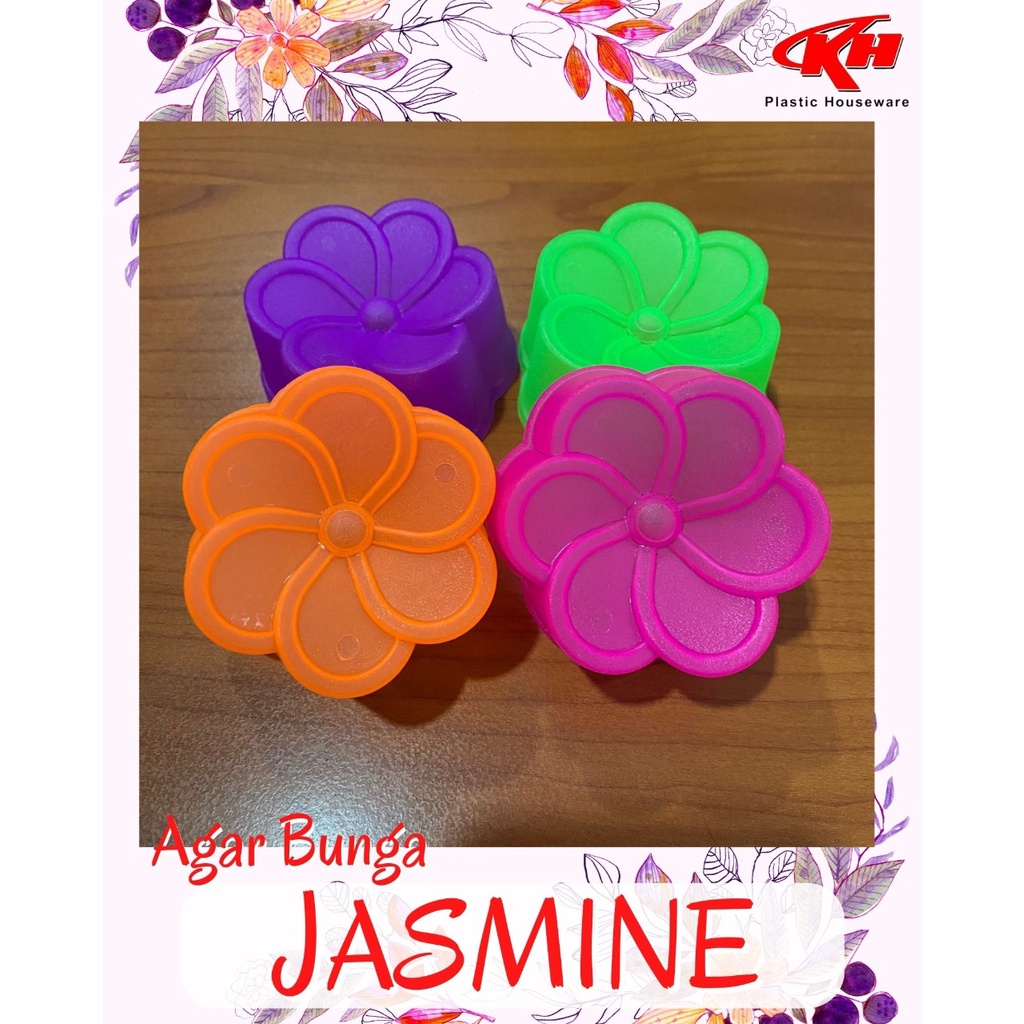 Jual KH Cetakan Agar Jasmine (12 pcs) / Cetakan Kue | Shopee Indonesia