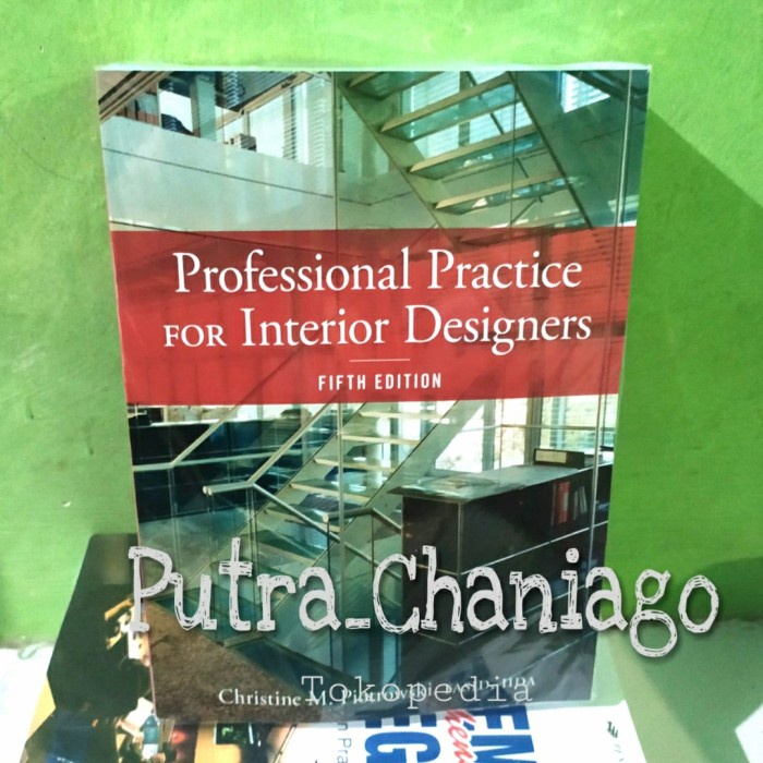 Jual Buku Professional Practice for Interior Designers 5th Fifth ...