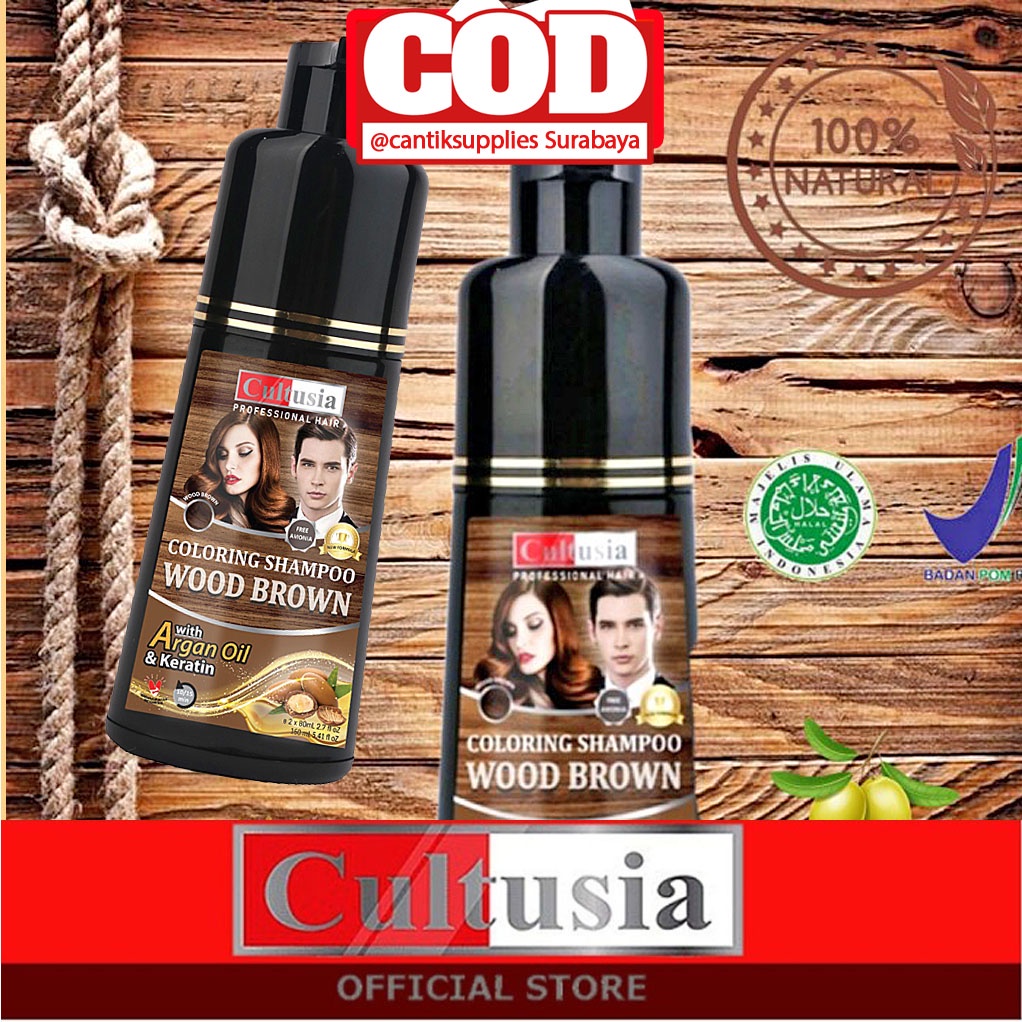 Jual Color fast hair Sampoo 160ml - Shampoo Penghilang Uban Cultusia ...