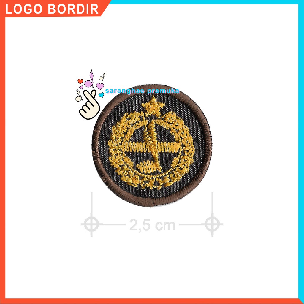 Jual Ready Bet Kitri Bedge Seragam Logo Atribut Pramuka Bordir (Bisa ...
