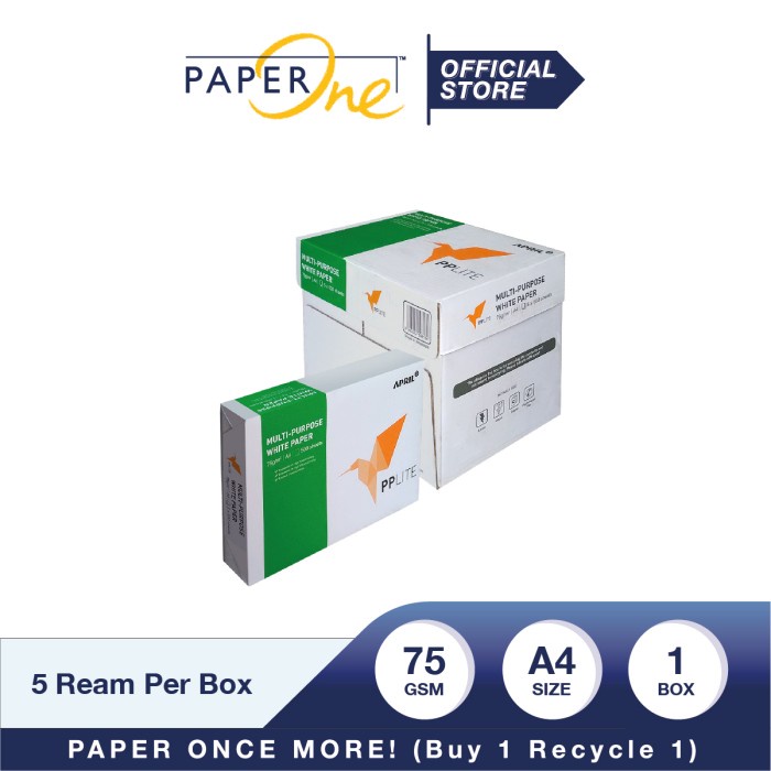 Jual PP Lite Kertas A4 75gr Copier 1 Box 2500 lembar Kertas HVS ...