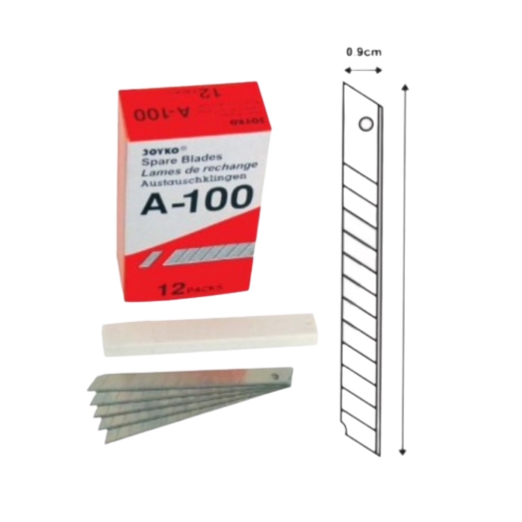 Jual JOYKO ISI CUTTER KECIL / BLADE REFILL JOYKO A-100 / SPARE BLADE ...