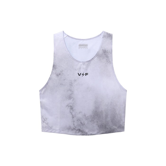 Jual Women's Lightning Crop Top Tie Dye Series V1-Gray | Shopee Indonesia
