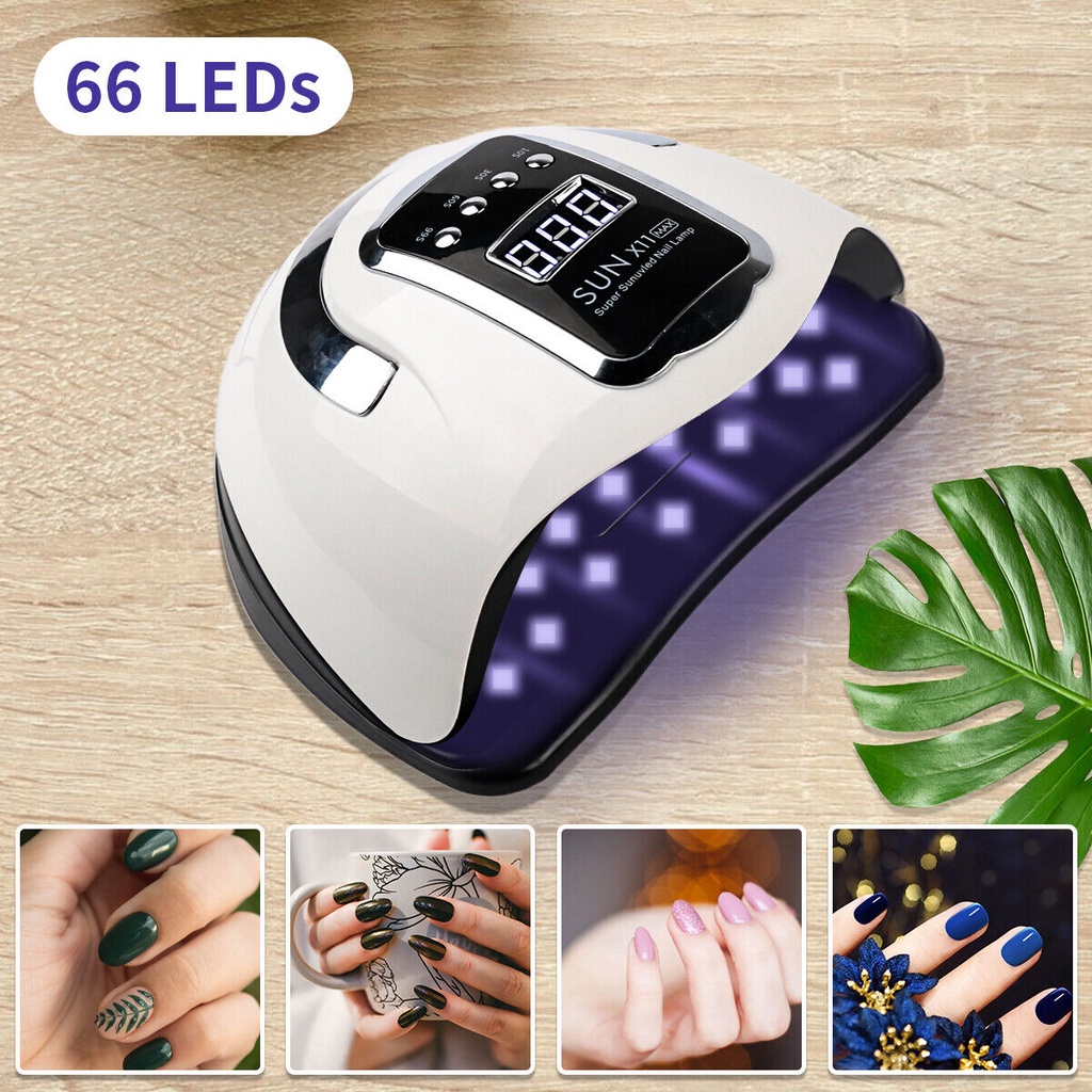 Jual Mesin Pengeriang Kutek X11 Max 280W 66 Led Full Gel UV Nail Lamp ...