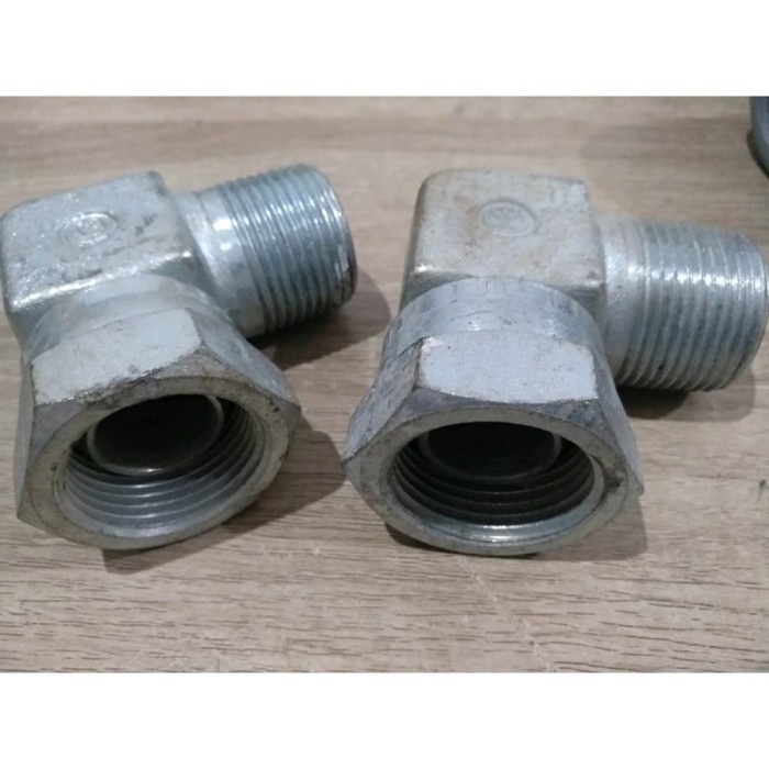 Jual ST ELBOW MALE x FEMALE COUPLING CONNECTOR 1 inch | Shopee Indonesia