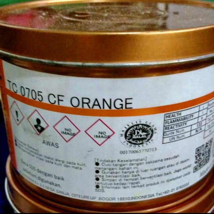 Jual Tinta cetak Cemani Toka TC 0705 CF Orange | Shopee Indonesia