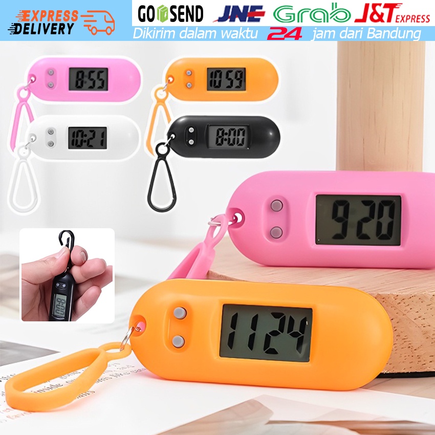 Jual Jam Elektronik Mini Lcd Digital Simpel Untuk Meja Dashboard / Jam ...