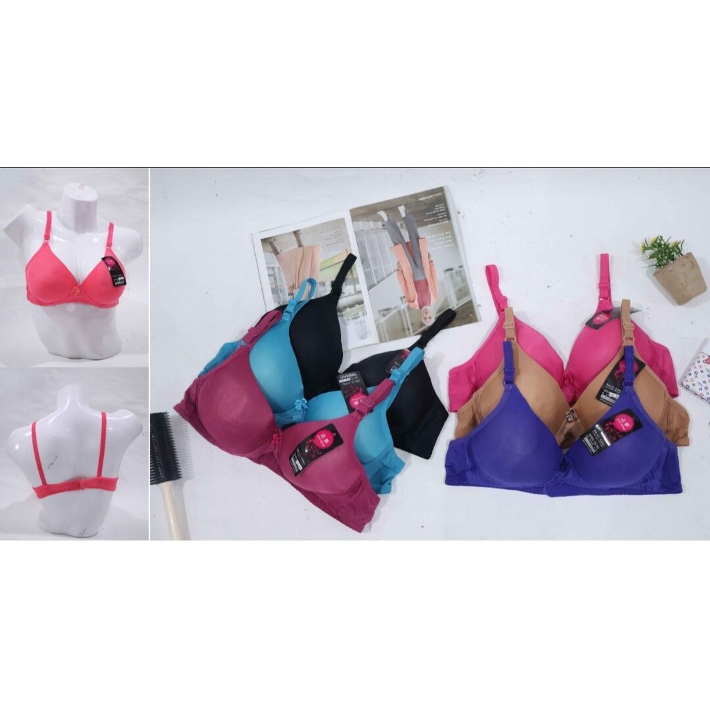 Jual BRA BH BUSA TANPA KAWAT POLOS KAIT 2 ZHUIMENG 3312 PREMIUM BRA ...