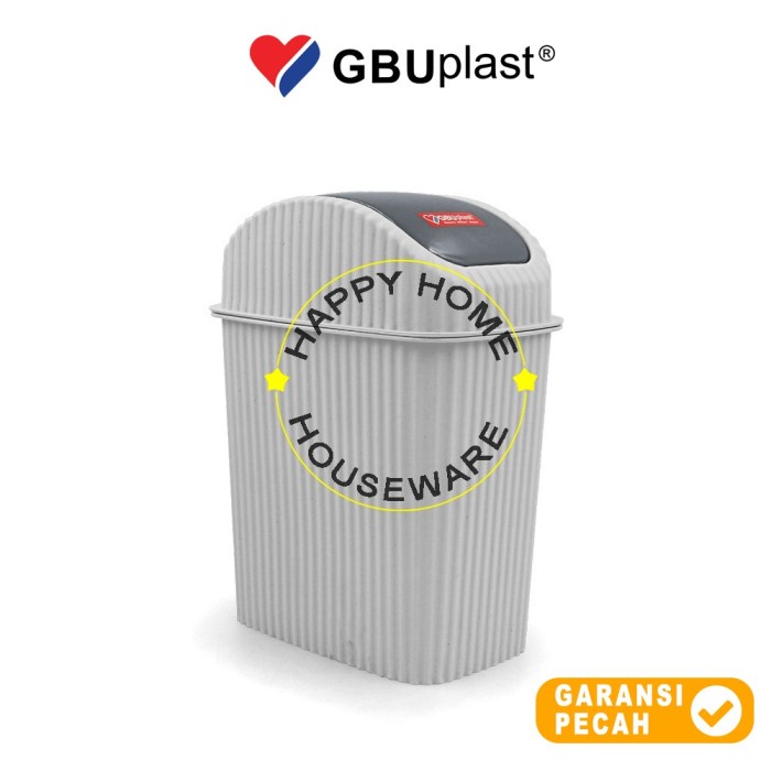 Jual GBUplast MOLLY GRAY Dustbin Basic 2L | Tempat Sampah | Tong Sampah ...