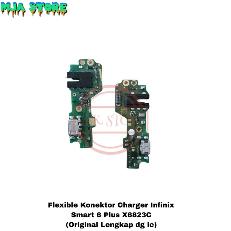 Jual Flexible Konektor Charger Infinix Smart 6 Plus X6823C Papan Con Cas Original | Shopee Indonesia