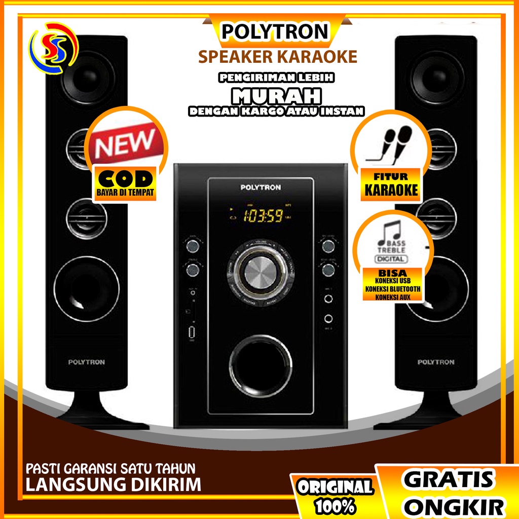 Jual Speaker Bluetooth Speaker Polytron Pma 9526 Garansi Resmi Shopee