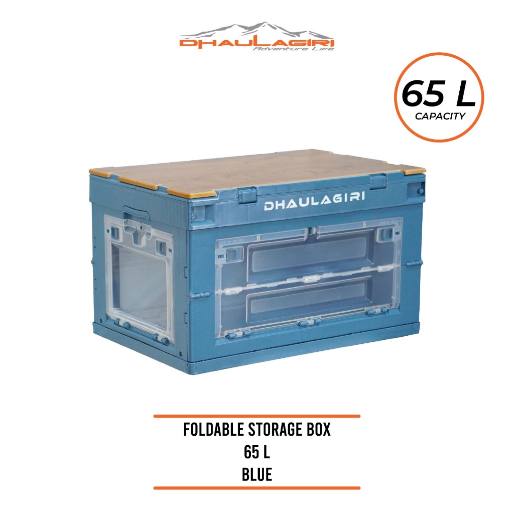 Jual Box Lipat Camping Dhaulagiri Foldable Storage Box 65 Liter- Kotak ...