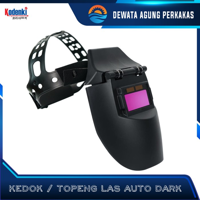 Jual Topeng Las Otomatis Kodenki Kedok Las Welding Mask Auto Dark ...