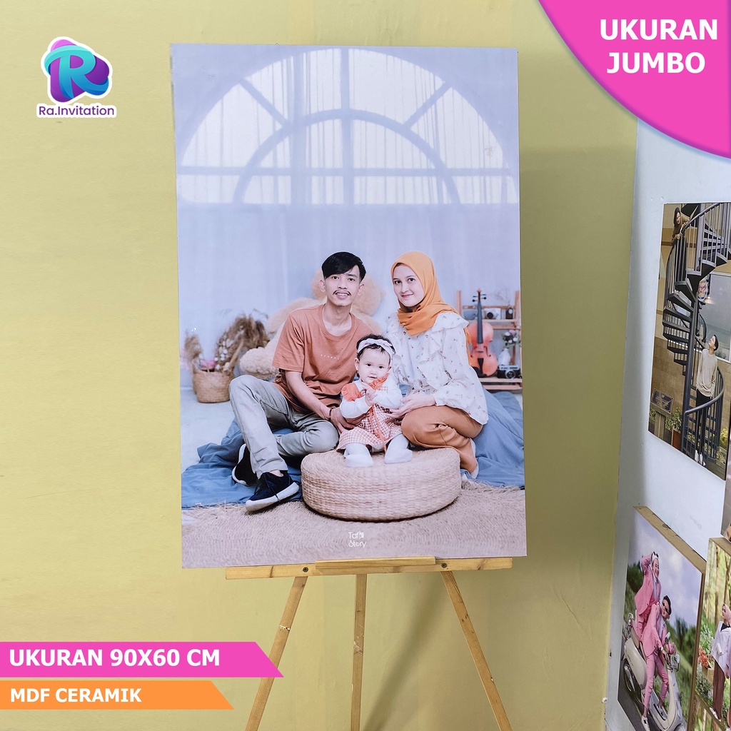 Jual CETAK FOTO JUMBO UKURAN 90X60 /WEDDING SIGN / WALLDECOR / WEDDING ...