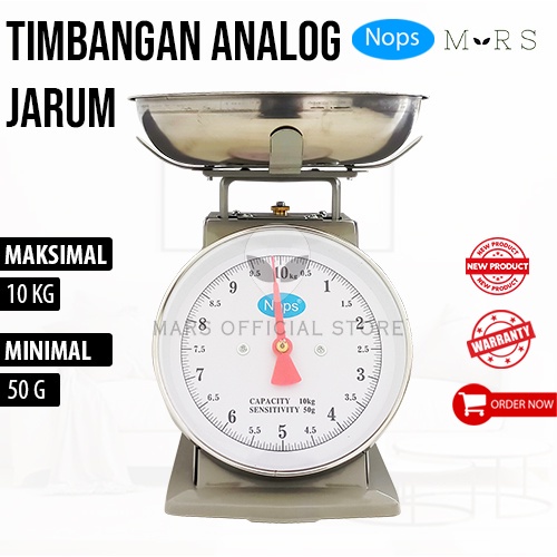 Jual Timbangan Manual Jarum Duduk 10kg 20kg 30kg Mangkok Besi Analog Buah Sayur Daging ...