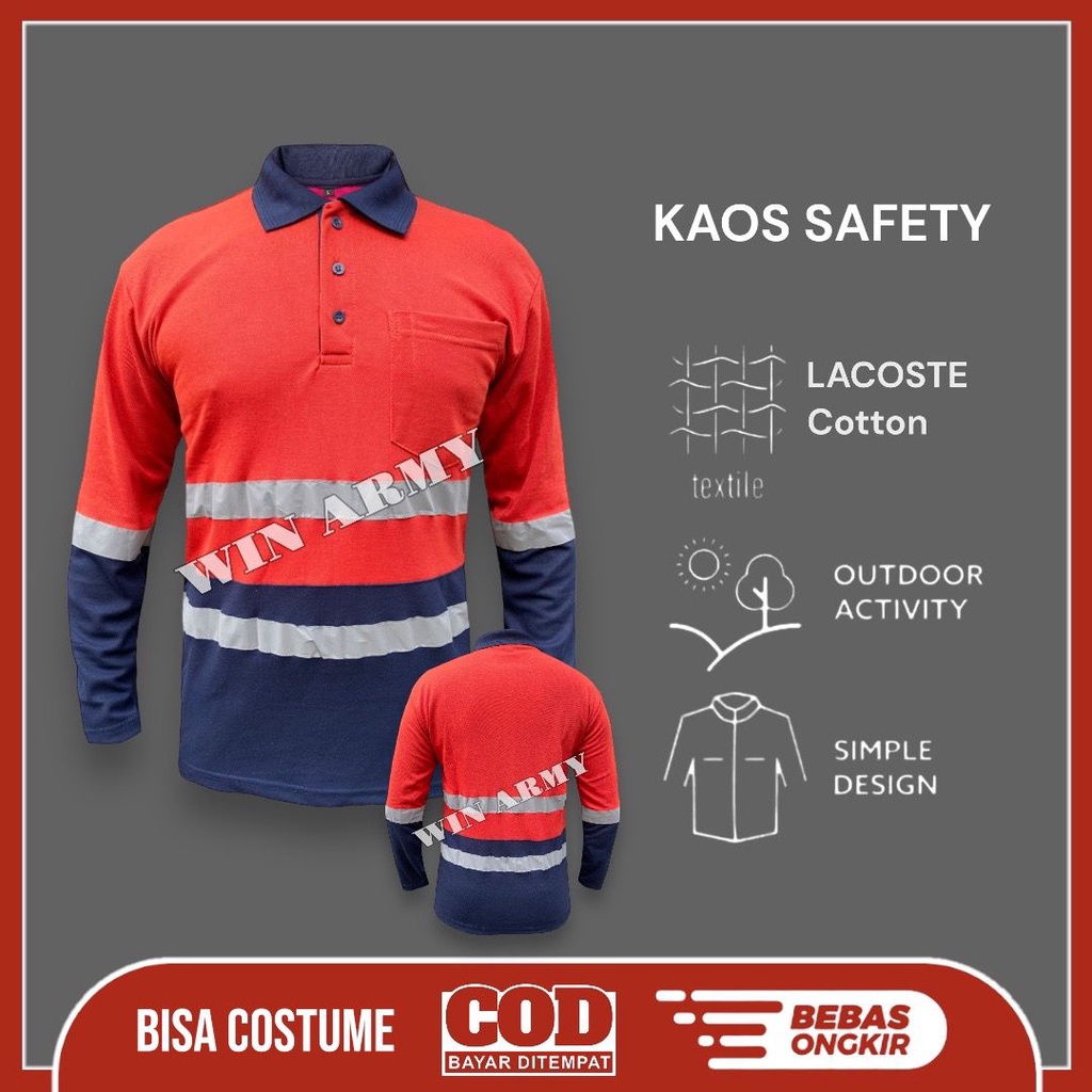 Jual Kaos Panjang Lapangan Safety Kombinasi Scotlight - Kaos Proyek ...