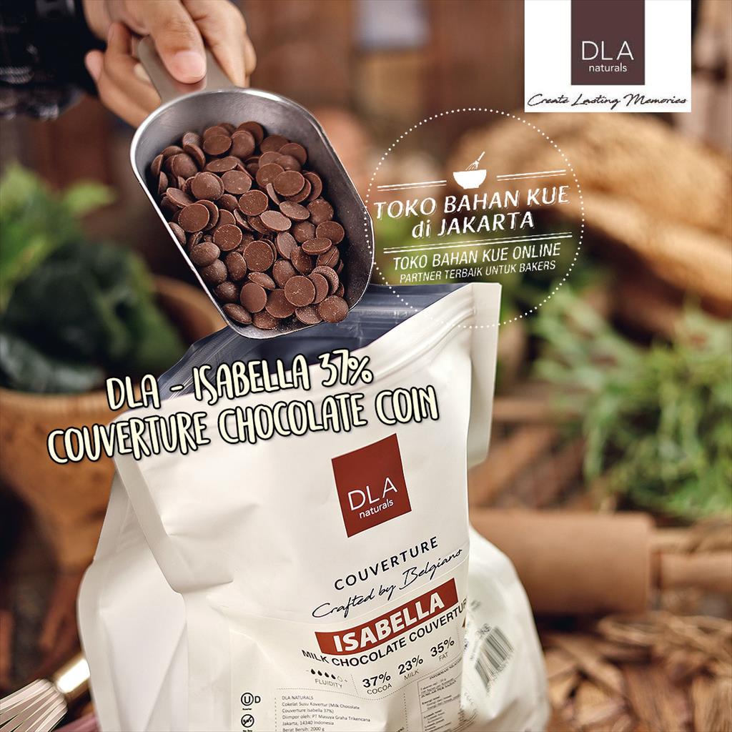 Jual DLA Naturals - Couverture Milk Chocolate ISABELLA 500gr Coklat ...