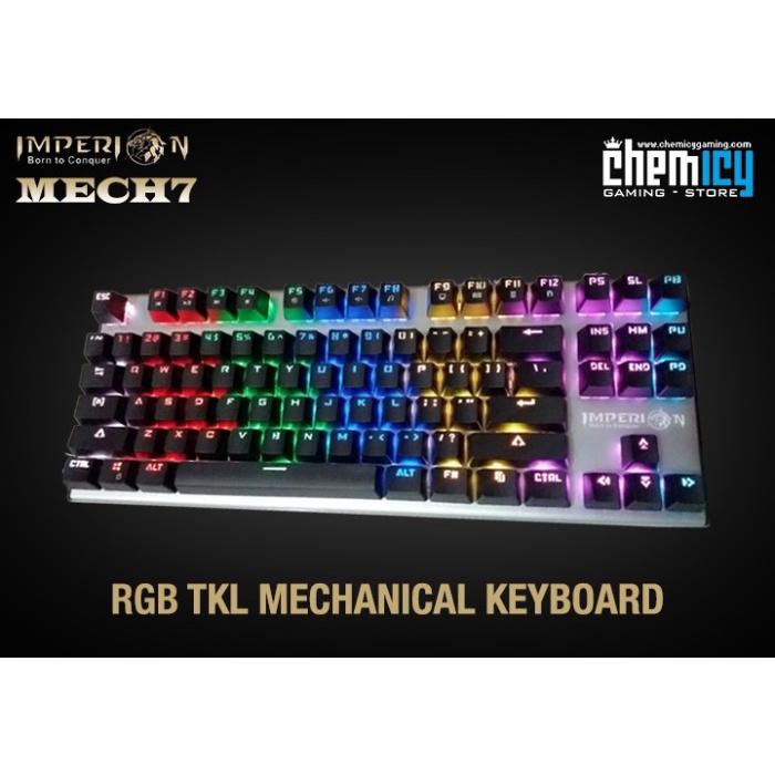 Jual Keyboard Gaming Mechanical Imperion Mech 7 RGB | Shopee Indonesia
