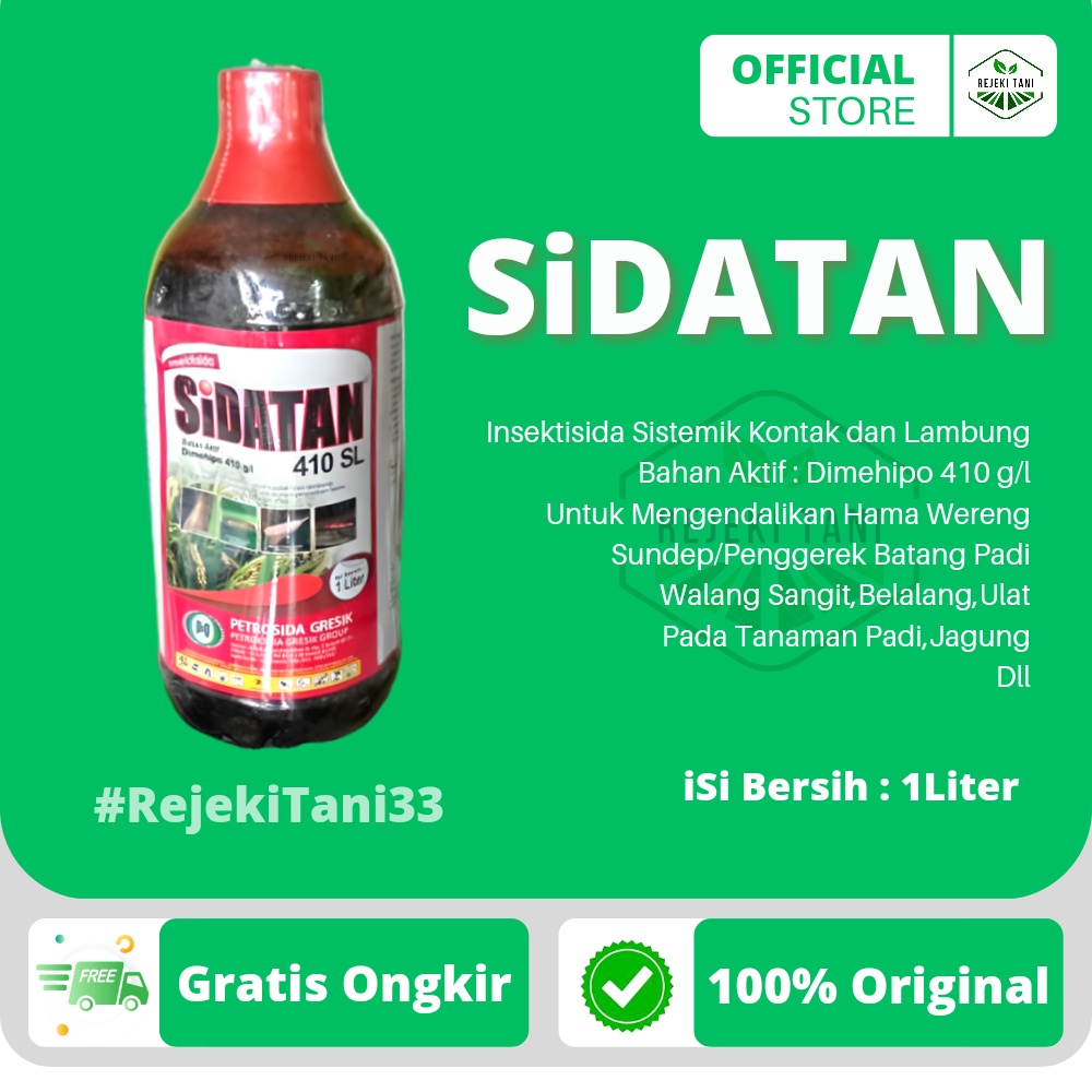 Jual Insektisida SIDATAN 410 SL isi 1L Neristoksin Yang Bekerja Secara ...