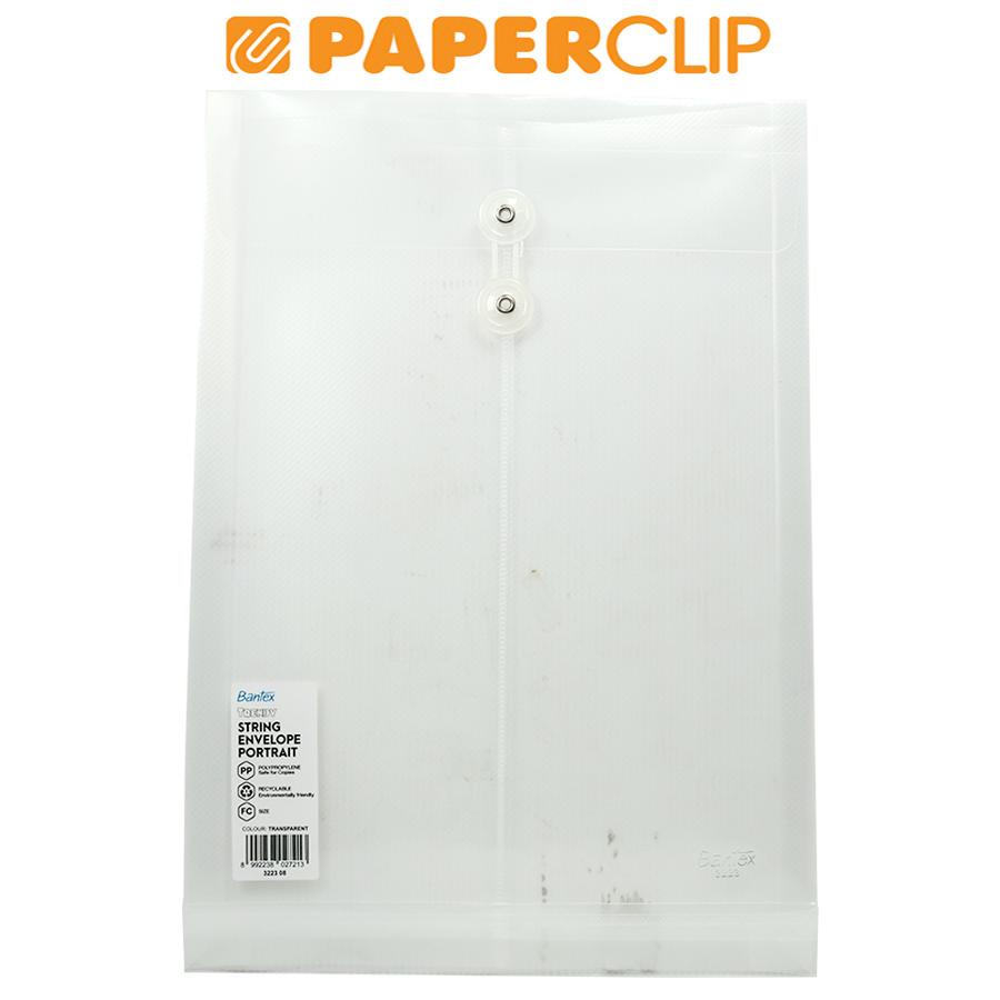 Jual MAP PLASTIK TALI BANTEX 3223 FC 08 TRANSPARENT PORTRAIT | Shopee ...