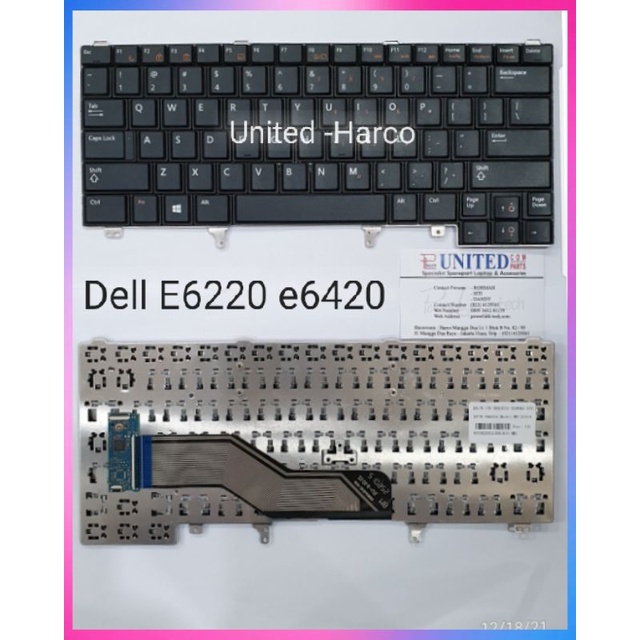 Jual Keyboard Dell Latitude E6220 e6230 e6320 e6420 tanpa pointer dan ...