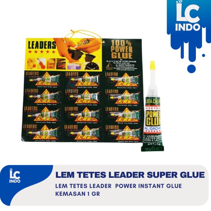 Jual Lem tetes Super instant Glue leader Lem instant super kuat ...