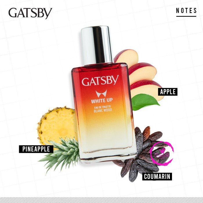 Jual GATSBY White Up Eau De Toilette Blanc Wood | Shopee Indonesia