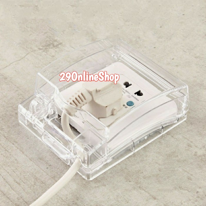 Jual tutup cover pengaman stop kontak switch colokan steker listrik ...