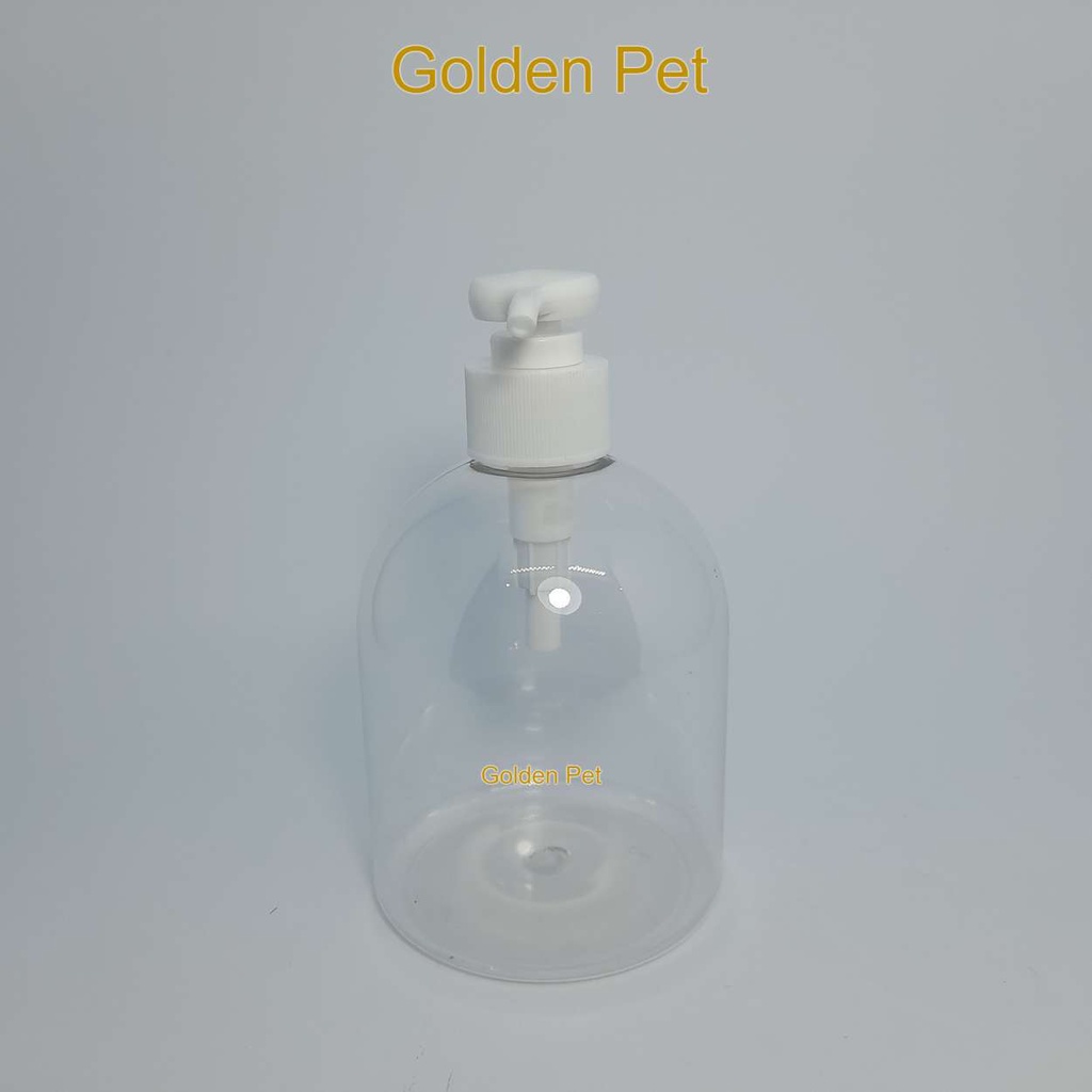 Jual Botol 500 ml Oval Natural Pump Lotion Uniq / Botol Plastik / Botol ...