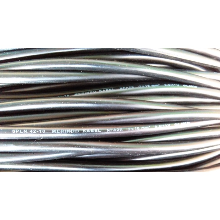 Jual [PER METER] Kabel Twisted 2x16mm SR TIC PLN isi 2 LMK MERINDO ...