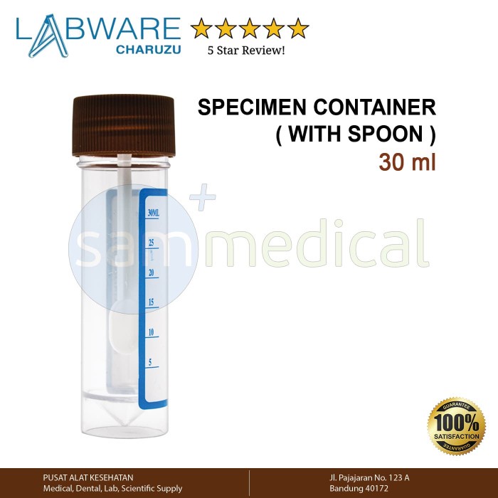 Jual Labware Stool Container / Feces Container 30 ml per pcs | Shopee ...
