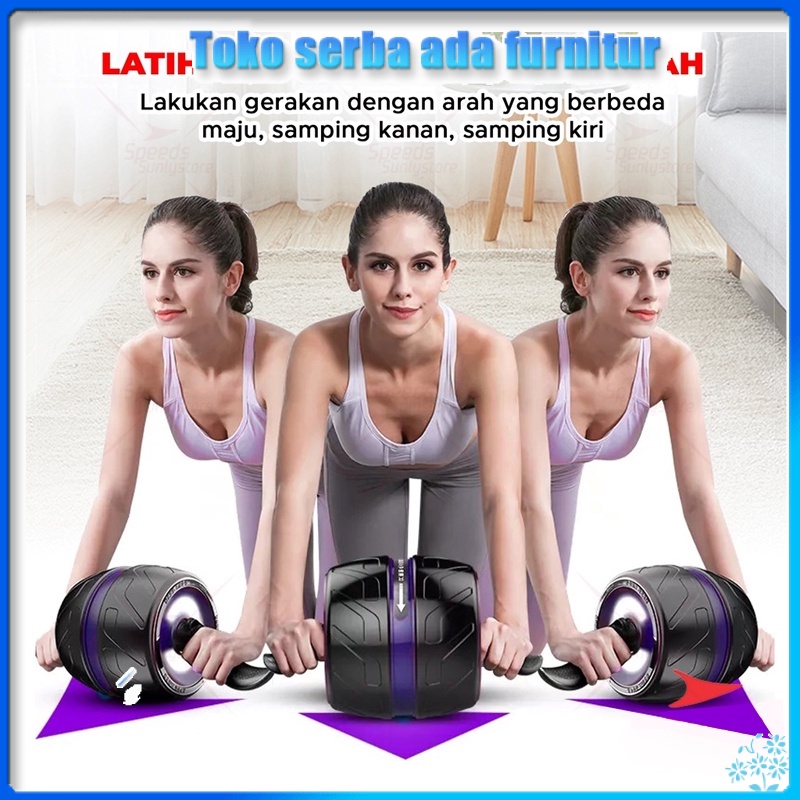 Jual Ab Wheel Abs Roller Roda Stabil Alat Olahraga Fitness Excercise ...